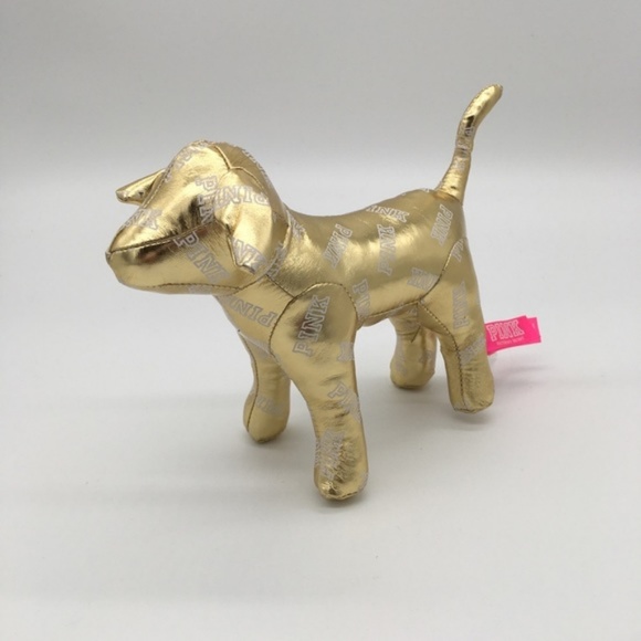 PINK Victoria's Secret | Accessories | Rare Victorias Secret Gold Foil ...